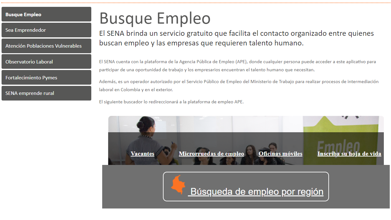 Empleo para practicantes del SENA 2026
